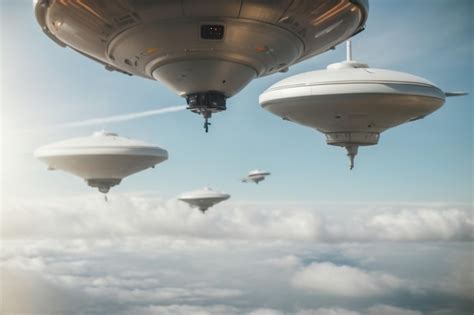 Premium Photo Unidentified Objects Flying In The Sky