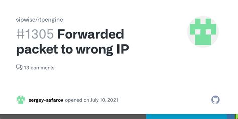 Forwarded Packet To Wrong Ip · Issue 1305 · Sipwisertpengine · Github