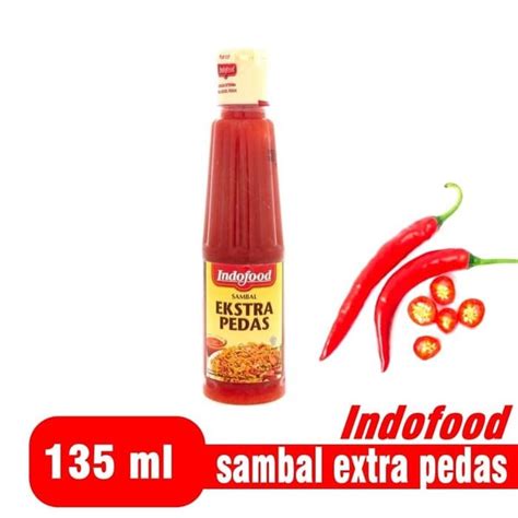 Jual Indofood Sambal Extra Pedas 135ml 0816 Shopee Indonesia