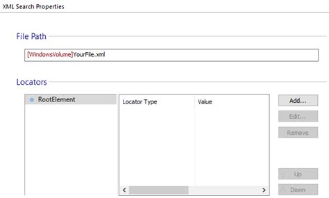 Xml Search Properties