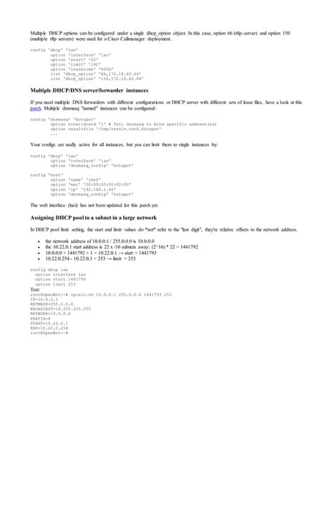 Dns Dhcp Configuration Pdf