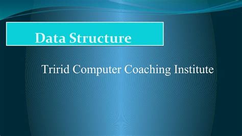 Data Structure Tccicomputercoaching Com Data Structures Learning