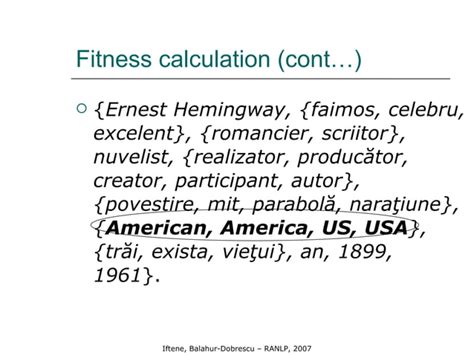 Improving A Question Answering System For Romanian Using Textual Entailment Ppt