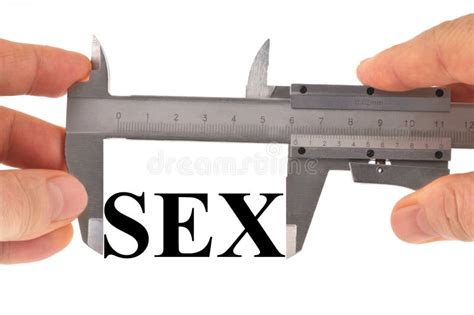 Measure On Sex With A Vernier Caliper Stock Photo Image Of Vernier