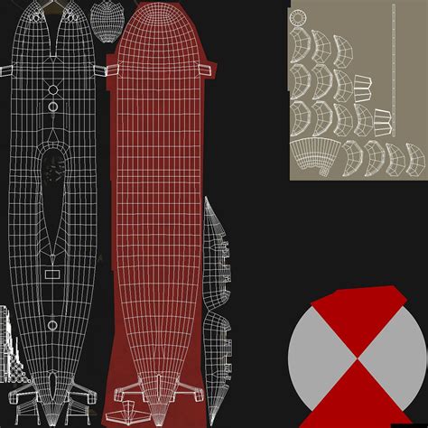 원자력 공격 잠수함 Akula Class Rigged 3d 모델 3d 모델 119 Max Free3d