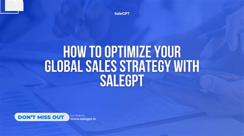 Optimize Global Sales Strategy With Saleai Ai For Smarter Sales