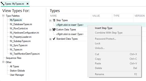 Creating A Waveform Custom Step Type And Adding Information To The Ascii Report Ni