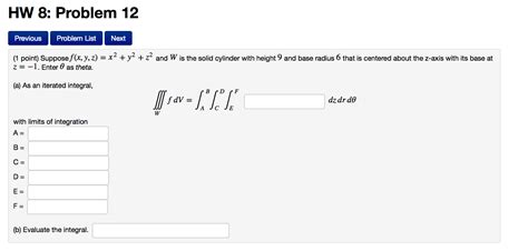 Solved 1 Point Suppose F X Y Z X 2 Y 2 Z 2 And W