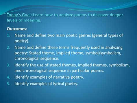 Identify Poem Meaning At Tyson Connal Blog