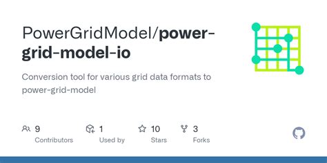 Github Powergridmodelpower Grid Model Io Conversion Tool For Github Powergridmodelpower Grid Model Io Conversion Tool For