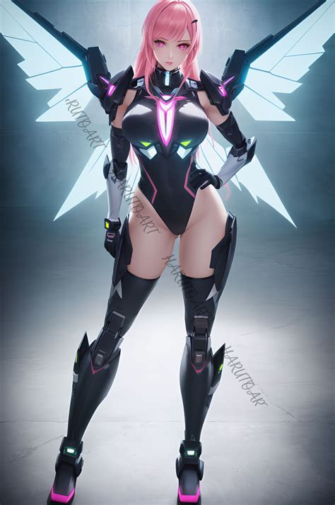 Sexy Mecha Lady By Harutoart On Deviantart