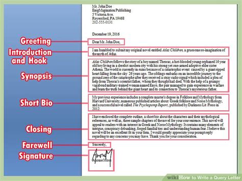 how to write a query letter 15 steps with pictures wikihow