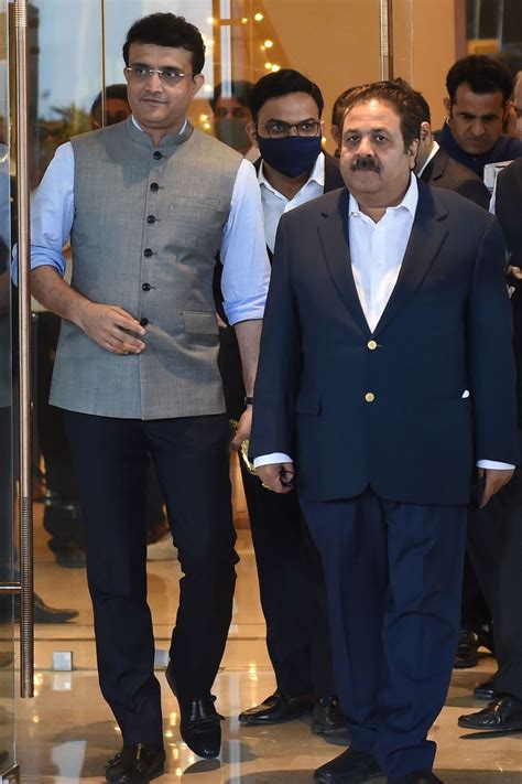 Bcci President Sourav Ganguly And Secretary Jay Shah With Newly Elected Vice President Rajiv