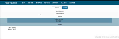 Java毕设项目电脑小白网站（javavuemybatismavenmysql）java项目网站 Csdn博客