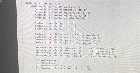 Solved 2 Define A Class Named Rectangle A Rectangle Object