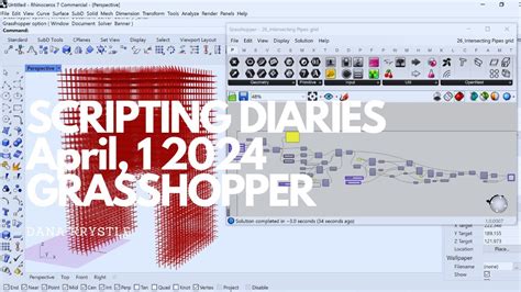 scripting diaries april 1 2024 [ grasshopper3d ] youtube