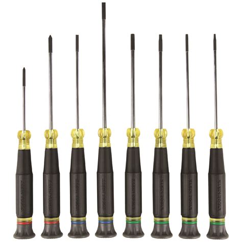 Precision Screwdriver Set Slotted Phillips And Torx® 8 Piece 85617 Klein Tools