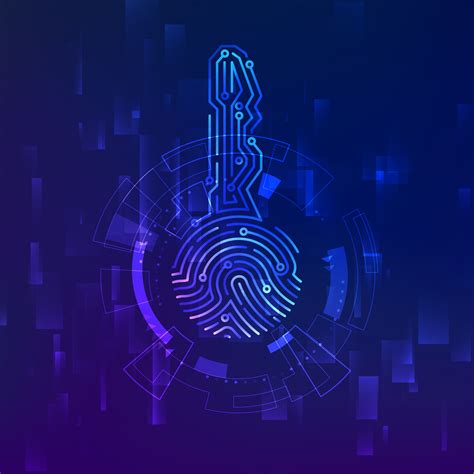 Circuit Id Key Fingerprint Scanner Scan Biometric Fingermark