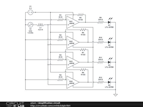 Amplification Circuit Circuitlab