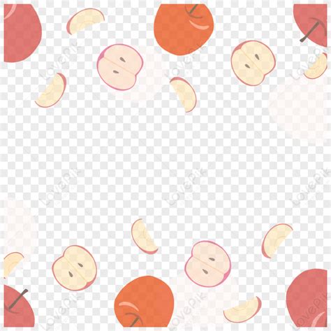 빨간 사과 일러스트 과일 테두리를 자르십시오맛있는과일 장식 Png 일러스트 무료 다운로드 Lovepik