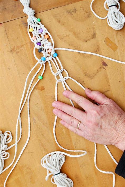 Easy Macrame Belt With Beads Pattern Tutorial Welcome To Nana S