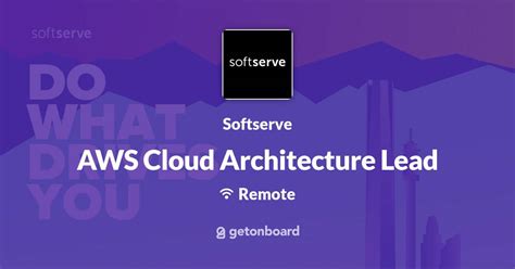 Aws Cloud Architecture Lead At Softserve Remote Work From Home