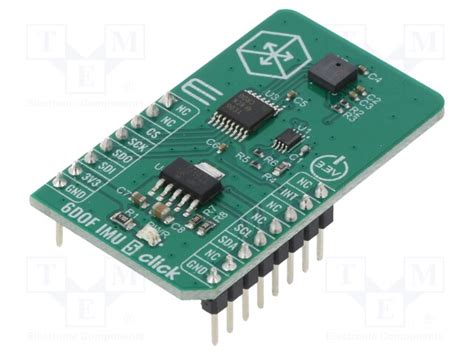 6dof Imu 5 Click Mikroe Click Board Prototype Board Comp Icm 20789 33vdc Mikroe 4089
