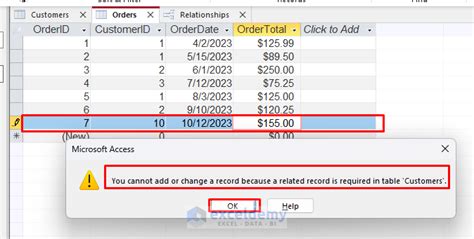 Creating Table Relationships Understanding Primary And Foreign Keys In Microsoft Access Exceldemy