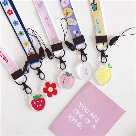 สายห้อยโทรศัพท์อะคริลิกน่ารัก สายคล้องคอแบบยาวสั้นห้อยคล้องคอ Chaser Thaipick