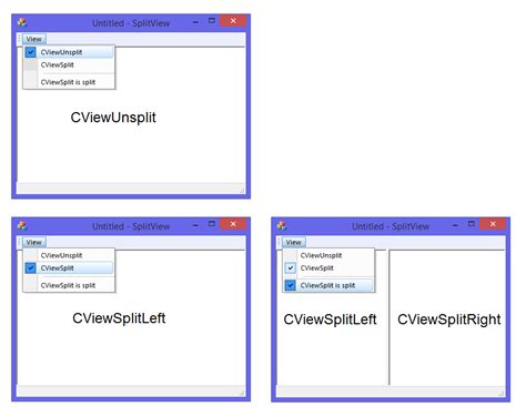 Have One Simple View And One Split View In Mfc Stack Overflow