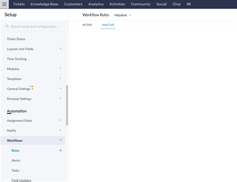 Zoho Desk Ticket Workflow Svetek Documentation