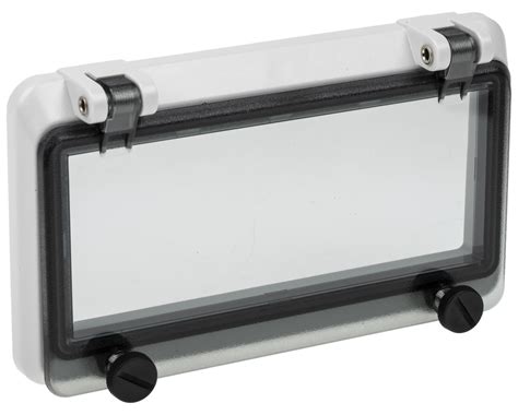 Rs Pro Grey Polycarbonate Ip44 Inspection Window For Use With 46277 3