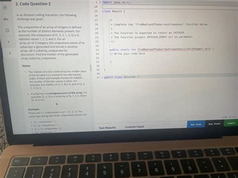 solved code question 2 in an kmazon coding marathon the