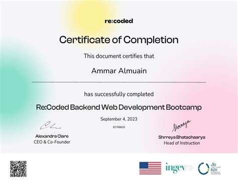 Ammar Almuain On Linkedin I Did It I Completed The Recoded Backend