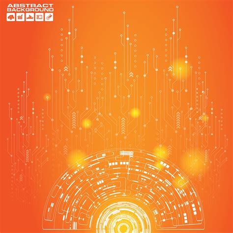 Premium Vector Abstract Technology Hi Tech Background