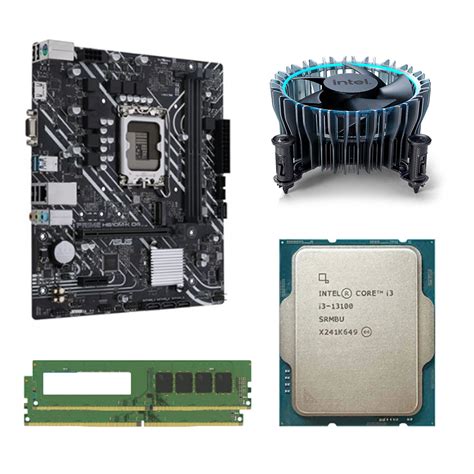 Motherboard And Cpu Bundles I3 13100 8gb Ram Intel Cpu Fan H610m H Motherboard Combo For Sale