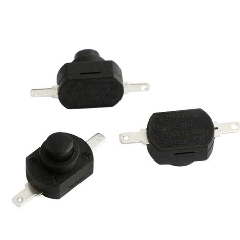 High Current Push Button Switch On Off Smt 2 Pin 6a 19mm 250v Ac 25t85