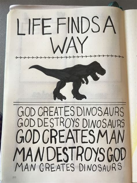 Jurassic Park Quote Ian Malcolm