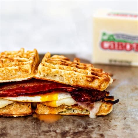 Waffle Breakfast Sandwich