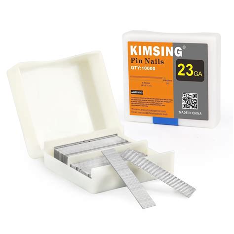 Kimsing P612ss 23 Gauge Stainless Steel Micro Pin Nails 9000 Pcsbox