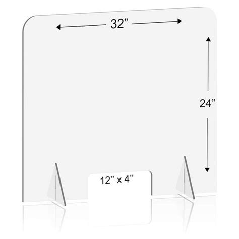 Plexiglass Barrier Counter