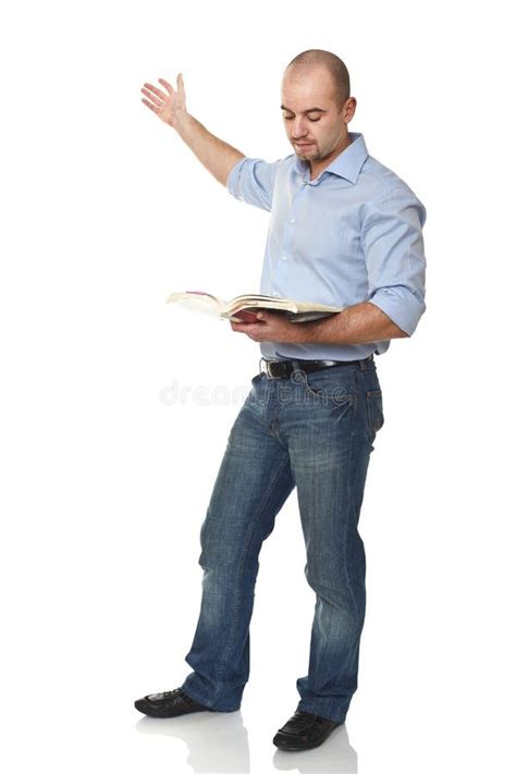 Man Push Pose Stock Image Image Of White Push Success