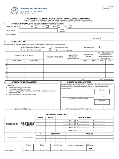 Fillable Online Relocation And Or Travel Allowance Claim Form Fax Email Print Pdffiller