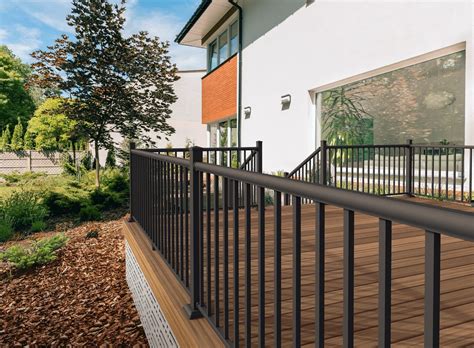 Versarail Winchester Aluminum Railing 8 X 36 Matte Black Freedom Outdoor Living For Lowes