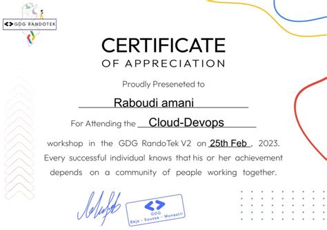 amani raboudi on linkedin gdg event devops cloud work team
