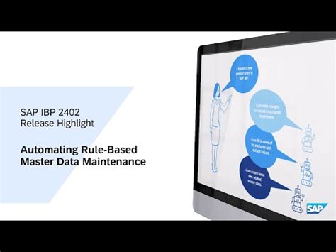 Automating Rule Based Master Data Maintenance The World Management