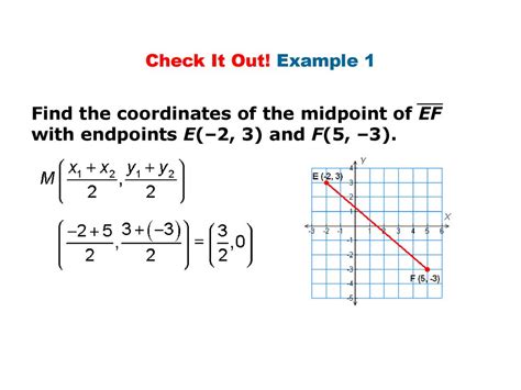 Objectives Develop And Apply The Formula For Midpoint Ppt Download