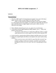 Matlab BENG MatlabAssignments Questions Part A Points What Does SNR Stand For In