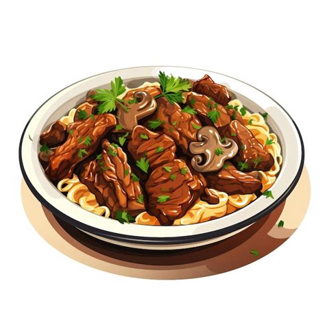 Premium Vector Flat Vector Logo Beef Vector White Background Isolated