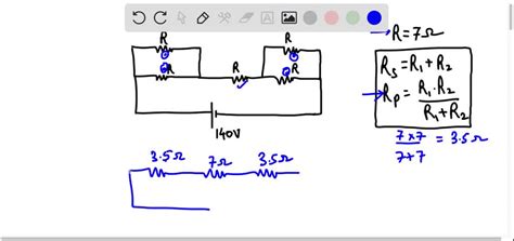 Solved P Vi U V I 7 7 3 T Req Rz Rcq Ri Rz Several Resistors Are Arranged In The
